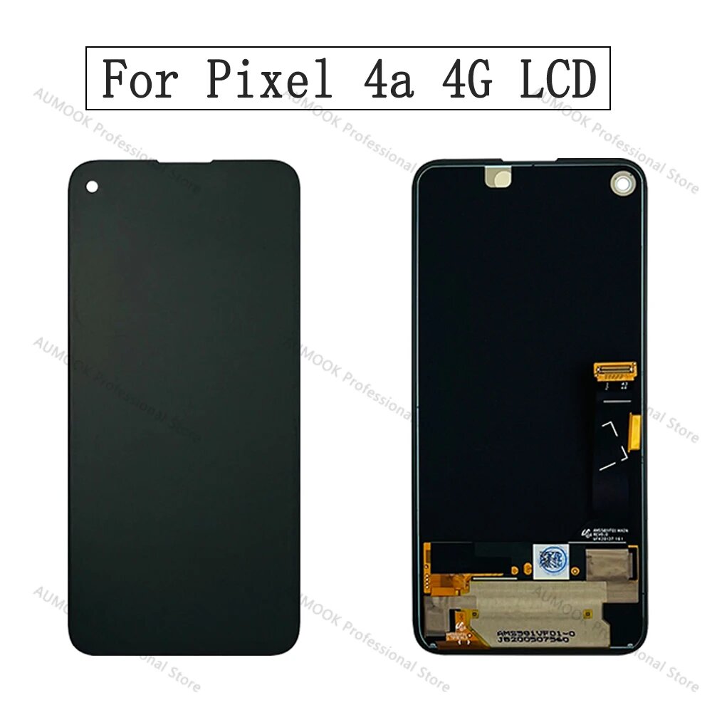 5,8-дюймовый OLED-дисплей для Google Pixel 4a, дигитайзер ЖК-экрана G025J GA02099 G025N, дисплей для Pixel 4a 4G, запасная часть ЖК-дисплея