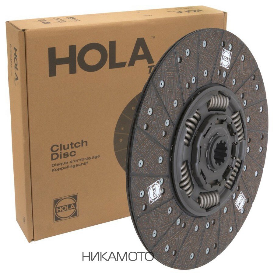 HOLA CHD098 Диск сцепления KAMAZ 65115,65117 Euro-2 (CUMMINS 6ISBe300/ZF9S1310), M