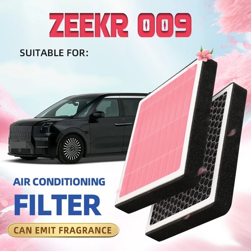 Для автомобиля Zeekr 009, фильтр переменного/кабины, ароматизированный активированный уголь — очищает воздух, приятный аромат, устраняет запахи