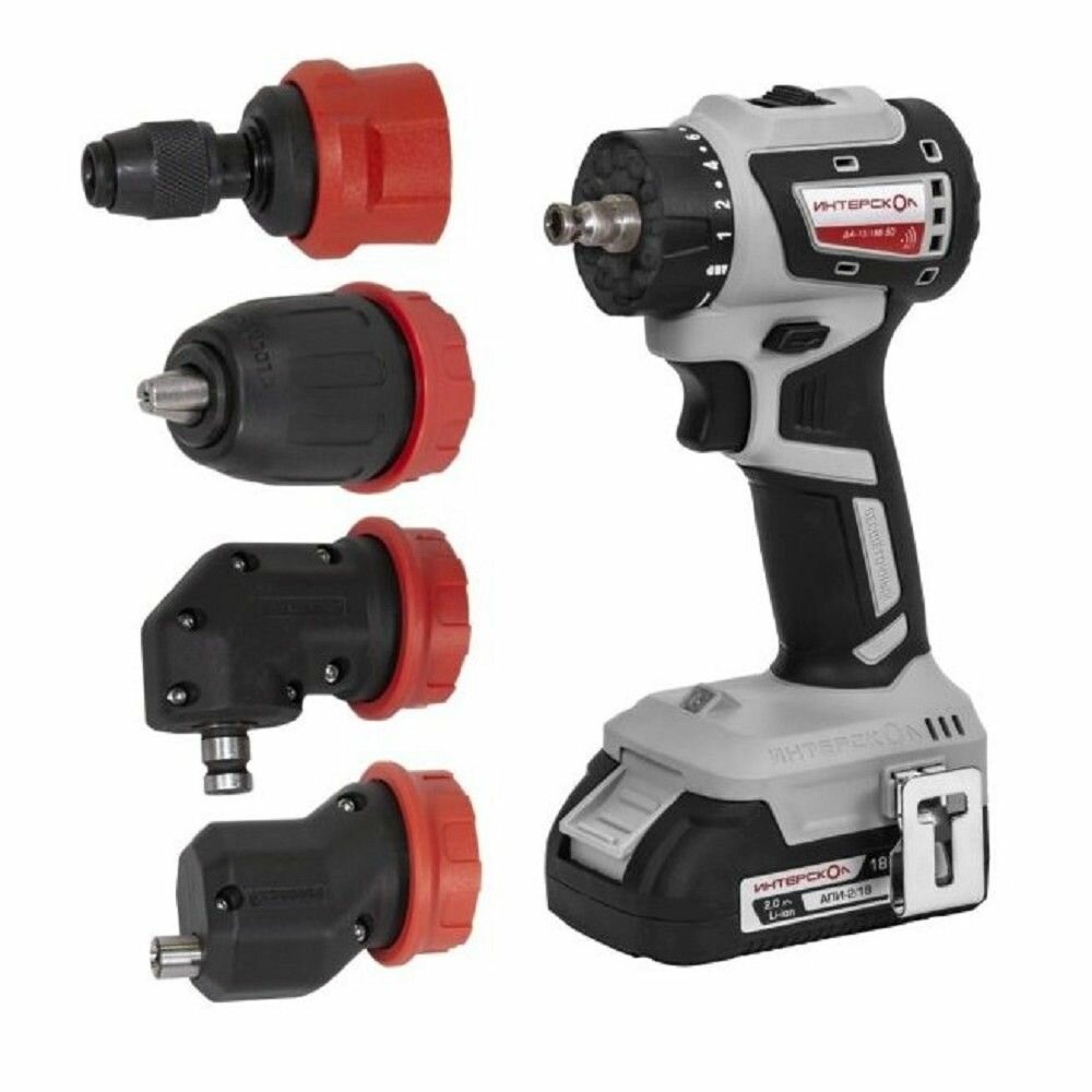 Интерскол ДА - 13 18В 50 бесщеточная аккум. дрель - шуруп. комби АПИ 776.2.2.79