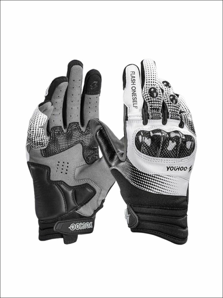 Мотоперчатки, размер: XL, цвет: белый