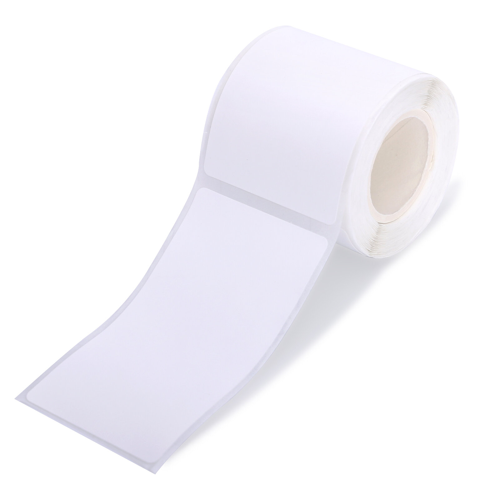 Ленточная бумага для термопринтера самоклеящаяся печатная водонепроницаемая маслоустойчивая разрывная для печати цен, названий, штрихкодов для термопринтеров серии DP23/DP30, белый цвет, размеры: 40*30мм-200 листов, 40*40мм-180 листов, 40*50мм-150