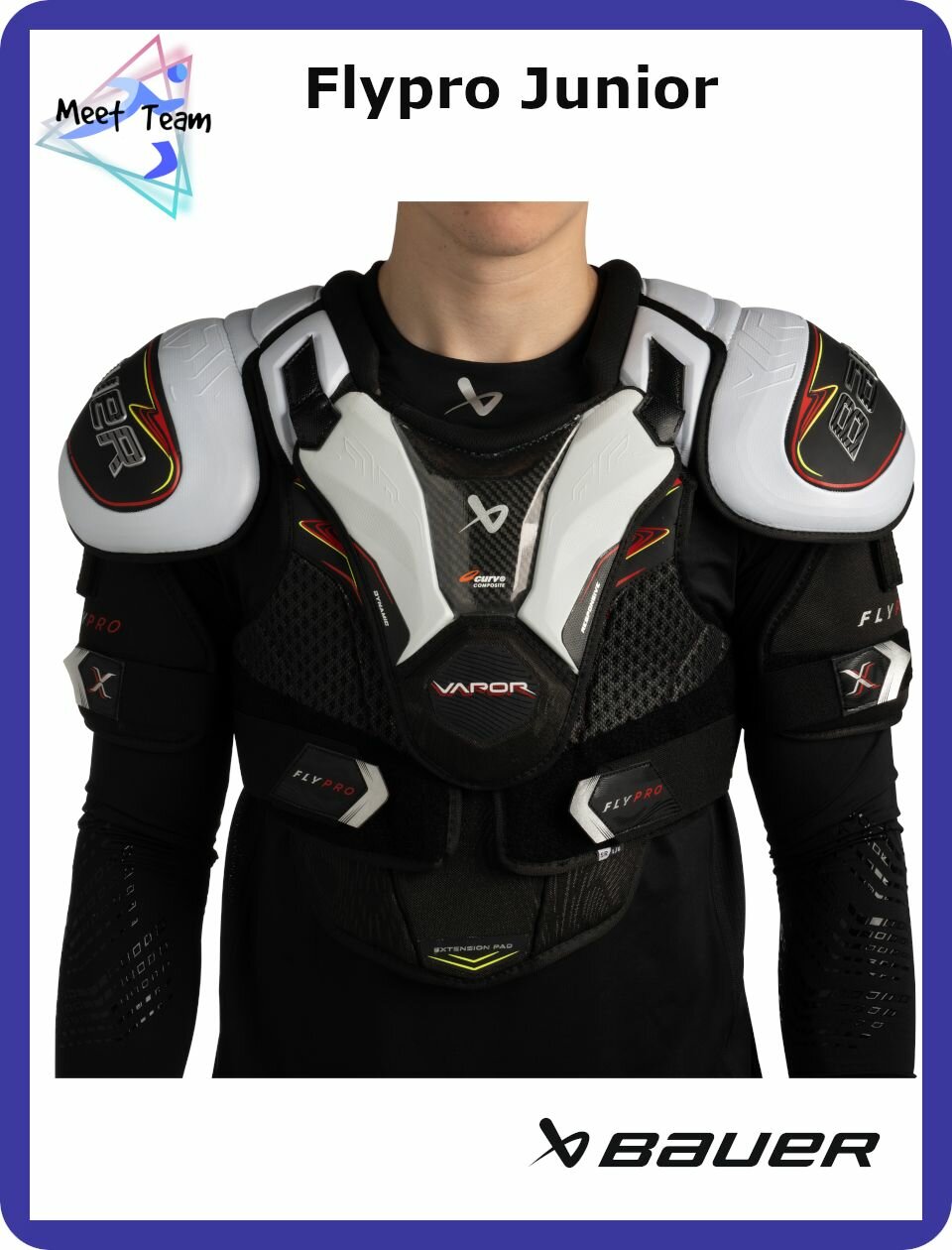Нагрудник хоккейный BAUER Vapor Flypro S25 JR