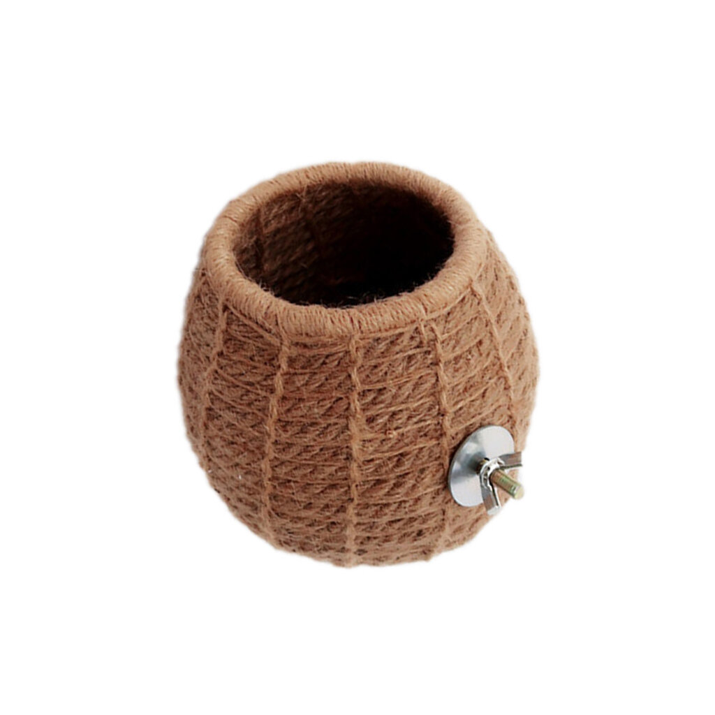 Гнездо для попугаев, кровать для разведения попугаев, инкубационная коробка из пеньковой веревки для канарейки-финча