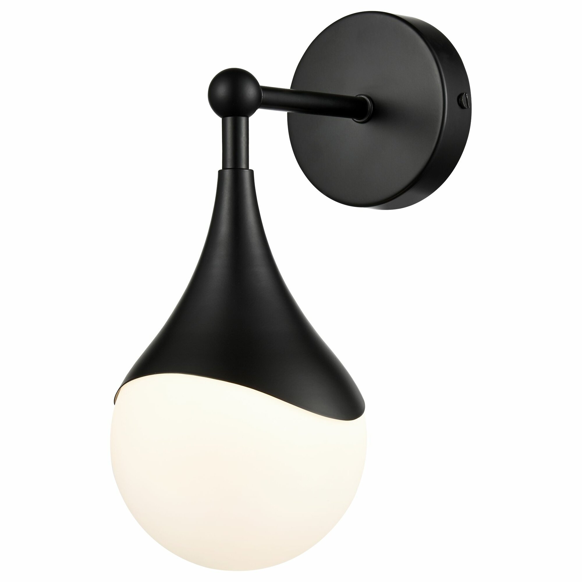 Настенный светильник Velante Modern Style W120xL210xH290 мм G9 цвет черный, арт. 362-021-01