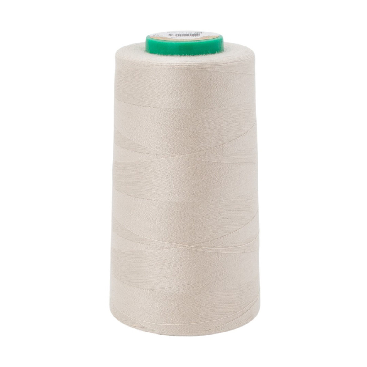 Нитки промышленные 50/2, для тонких тканей, 5000 ярд, Bestex (204 кремовый)