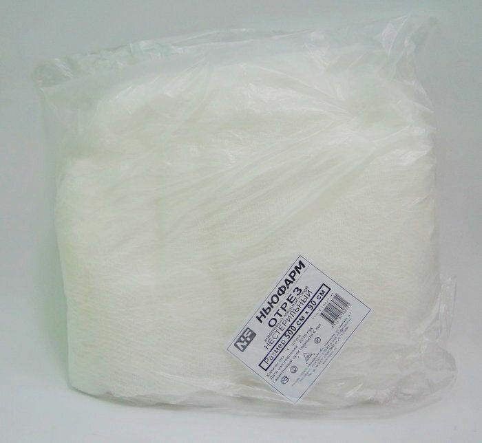Марлевый отрез Ньюфарм медицинский нестерильный, 500х90 см