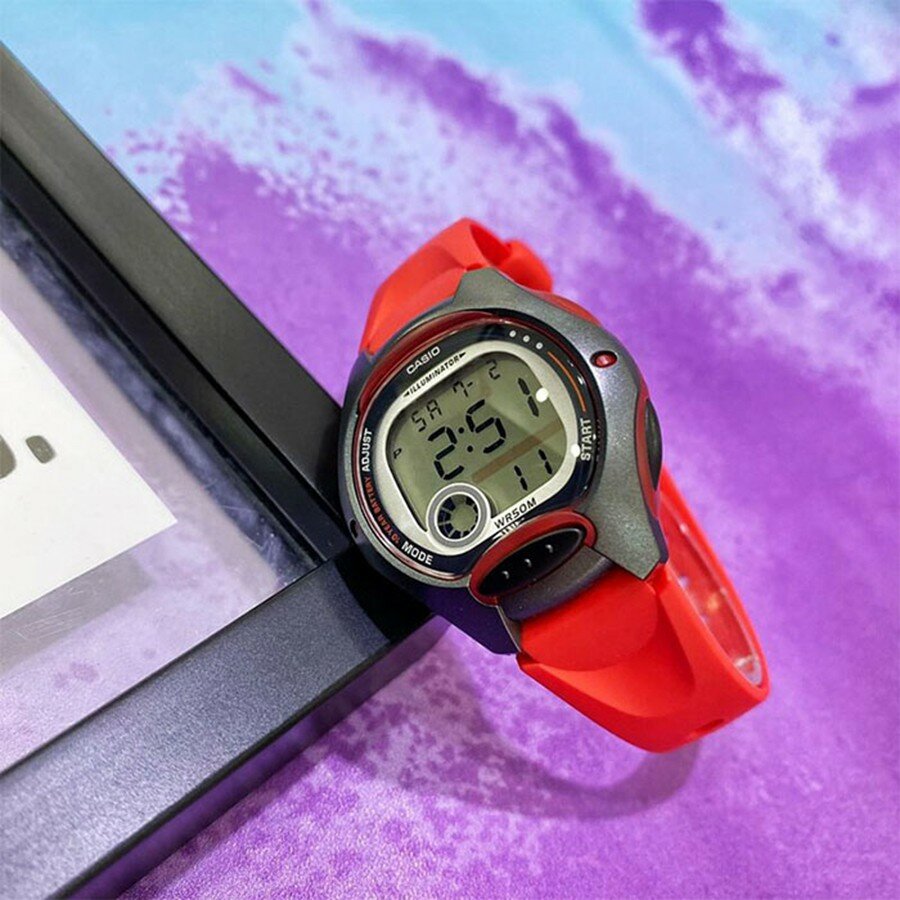 Наручные часы CASIO Collection, черный/красный — фото 1