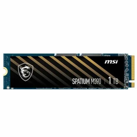 1 ТБ SSD M.2 накопитель MSI Spatium M390 (S78-440L640-P83) - PCI-E 3.0, чтение - 3300 Мбайт/с, запись - 3000 Мбайт/с, 3D NAND