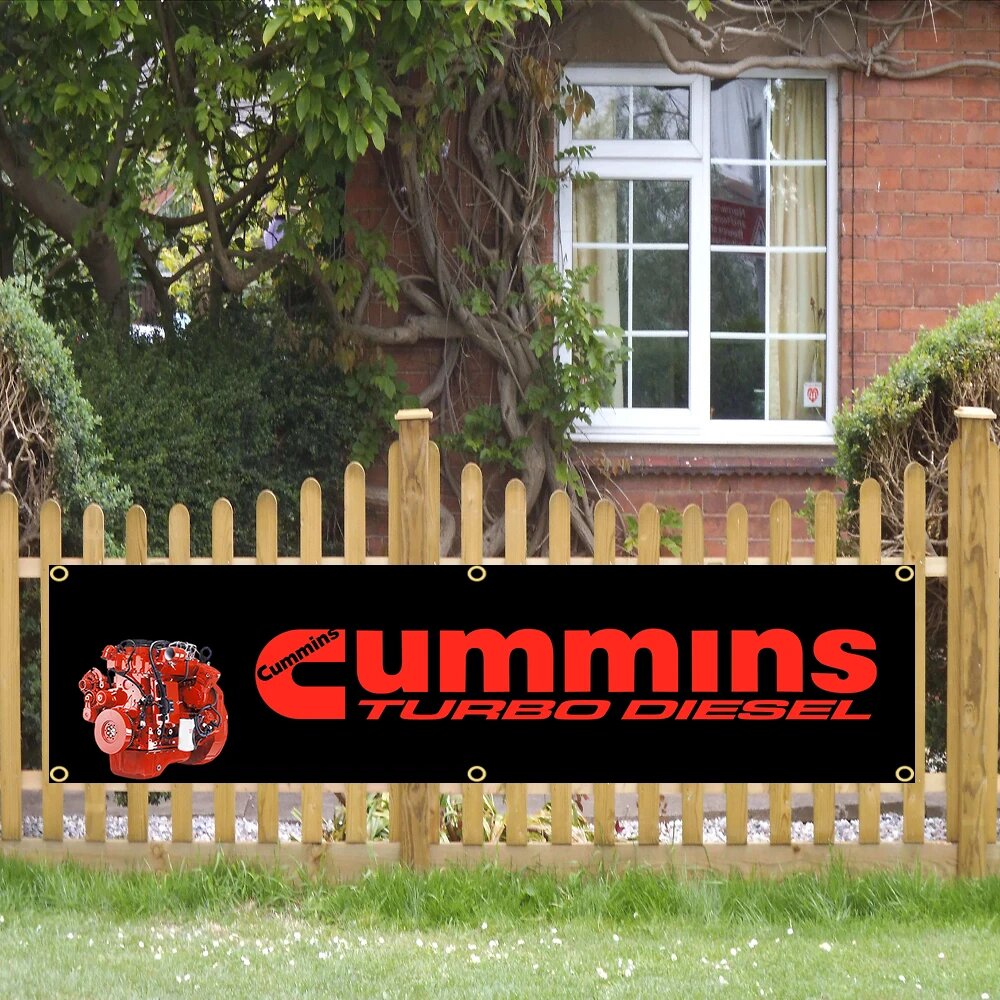 Cummins флаг из полиэстера 60x240 см