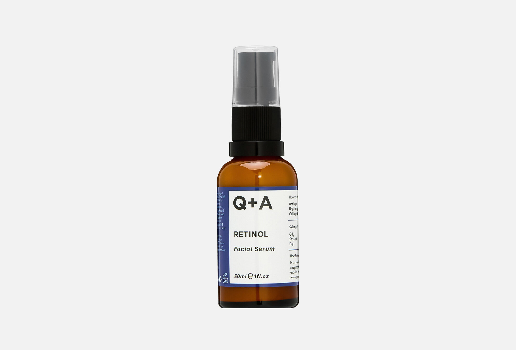 Сыворотка для лица Q+A Retinol 0.2% 30 мл