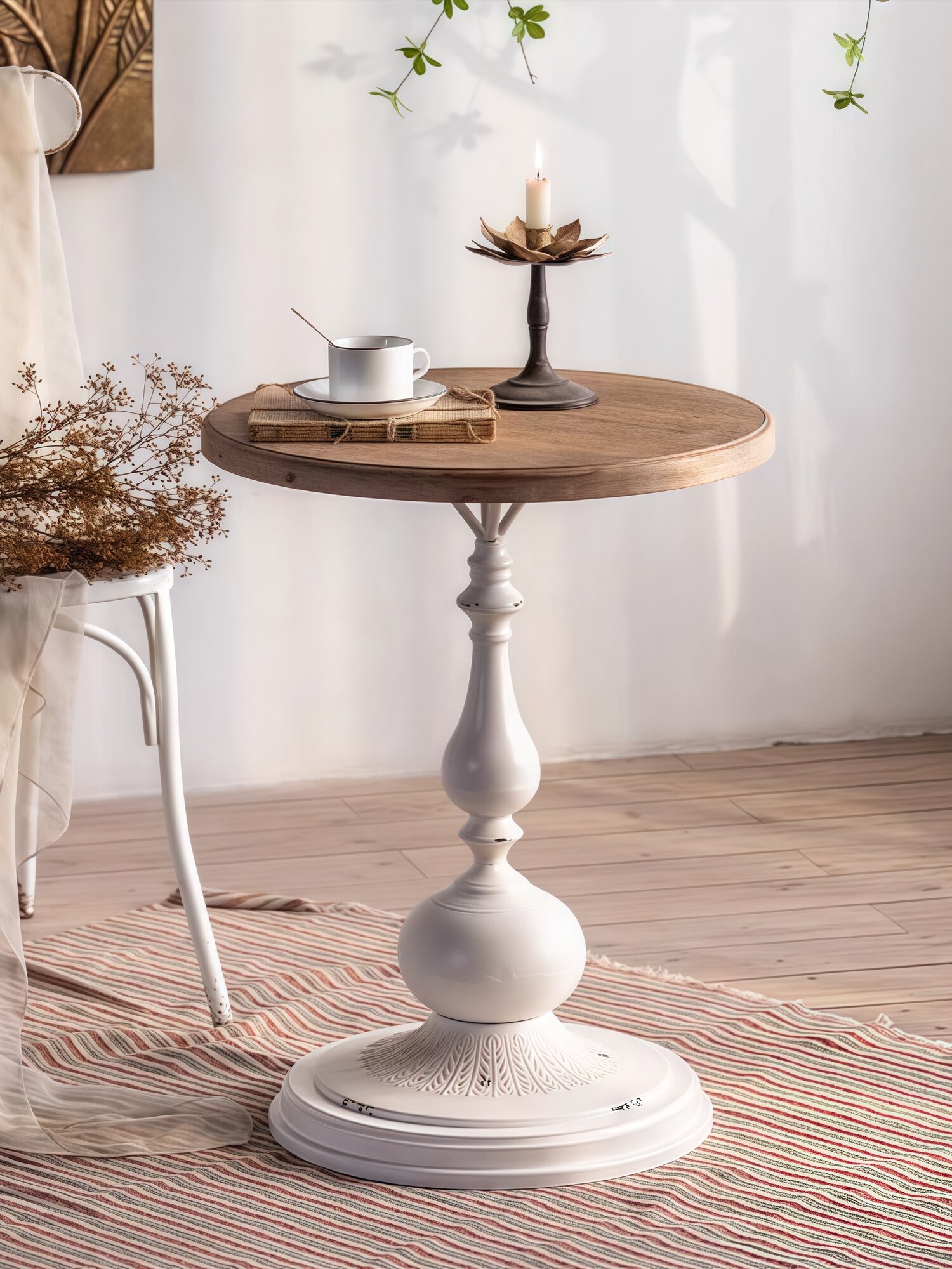 Кофейный столик, винтаж, массив дерева, старинное мастерство