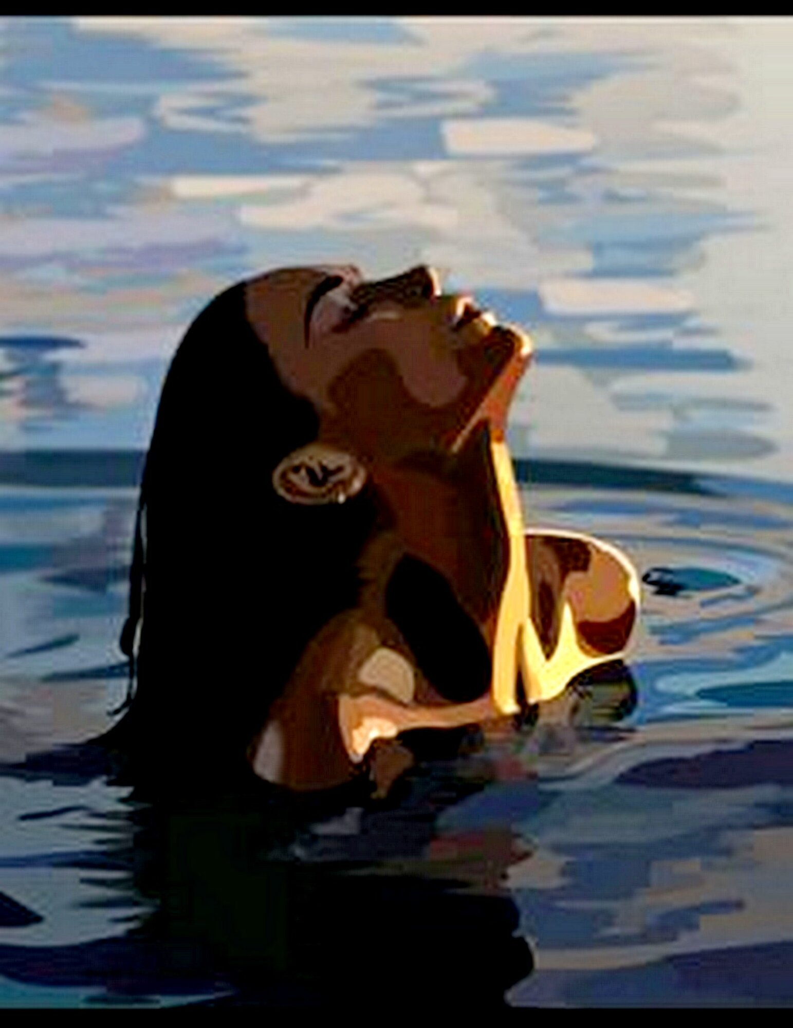 Картина Девушка из воды 62х80 см