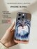 Чехол на Apple iPhone 16 Pro / Айфон 16 Про с принтом "Кот манул 2"