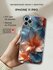 Чехол на Apple iPhone 11 Pro / Айфон 11 Про с принтом "Жемчужные цветы"
