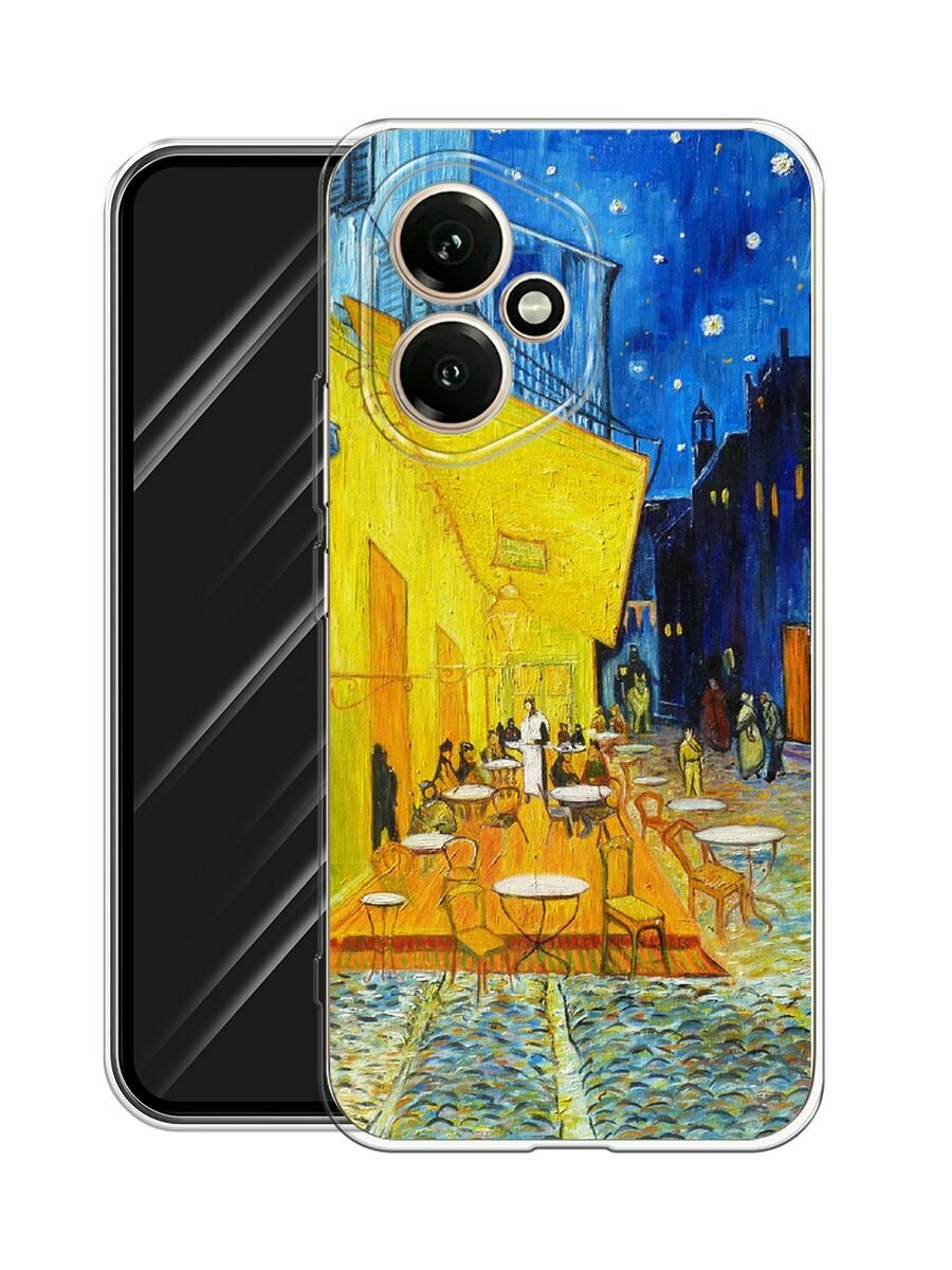 Чехол на Honor 400 / Хонор 400 с принтом "Ван Гог Желтый дом" — фото 1