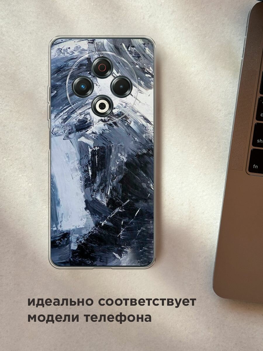 Чехол на Tecno Spark 30 / Текно Спарк 30 с принтом "Абстракция живопись" — фото 1