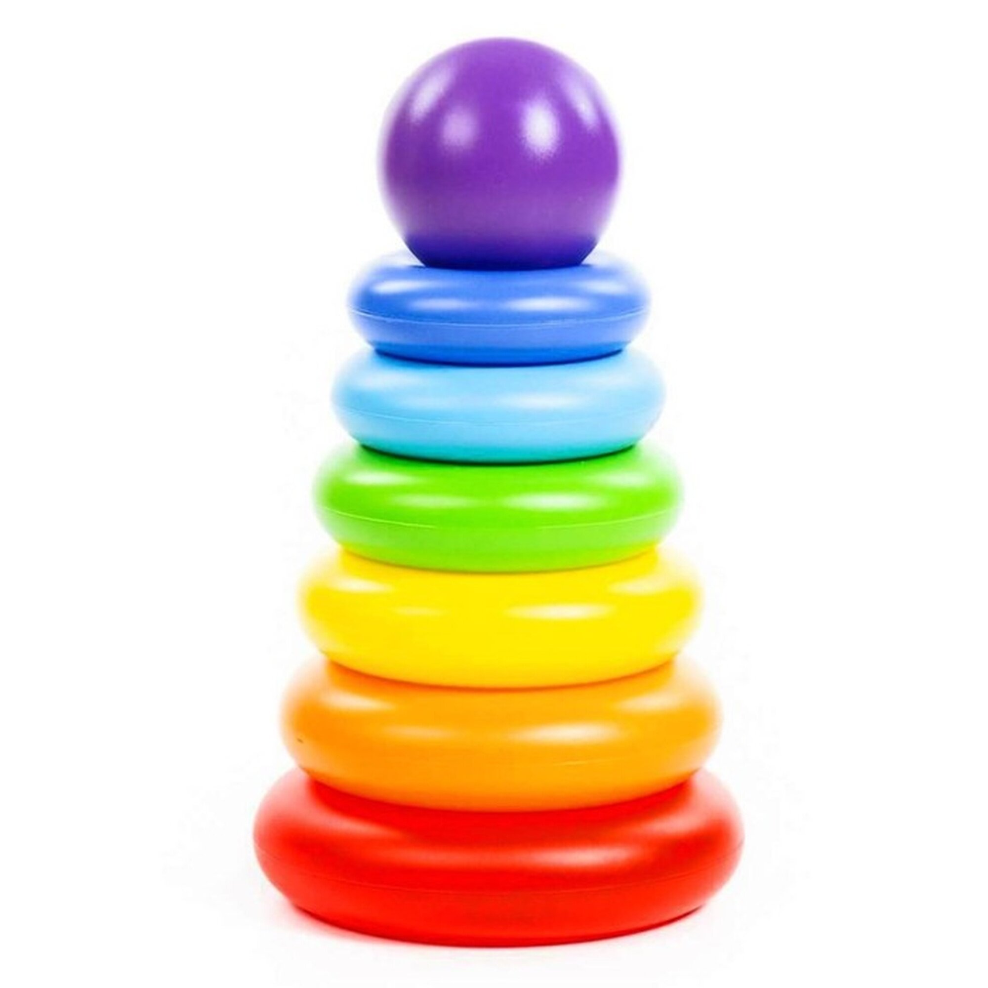 Пирамидка "Колечко-шар", 8 элементов, h=240 мм 62383 5398960