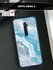 Чехол на Oppo Reno 2 / Оппо Рено 2 с принтом "Нежно-голубой мрамор"