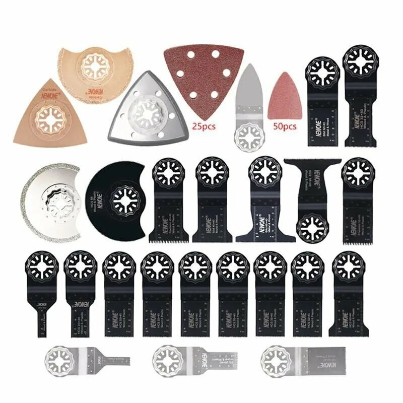 NEWONE Starlock Blade S100 Осциллирующий инструмент Пильные полотна для резки дерева, пластика, полировки, керамической плитки, удаления грязи