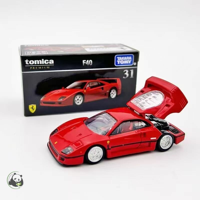 Машинка TAKARA TOMICA TOMY TP31 Ferrari F40 Red черный ящик Premium Die-cast Alloy Car Model Toy GiftFBY
