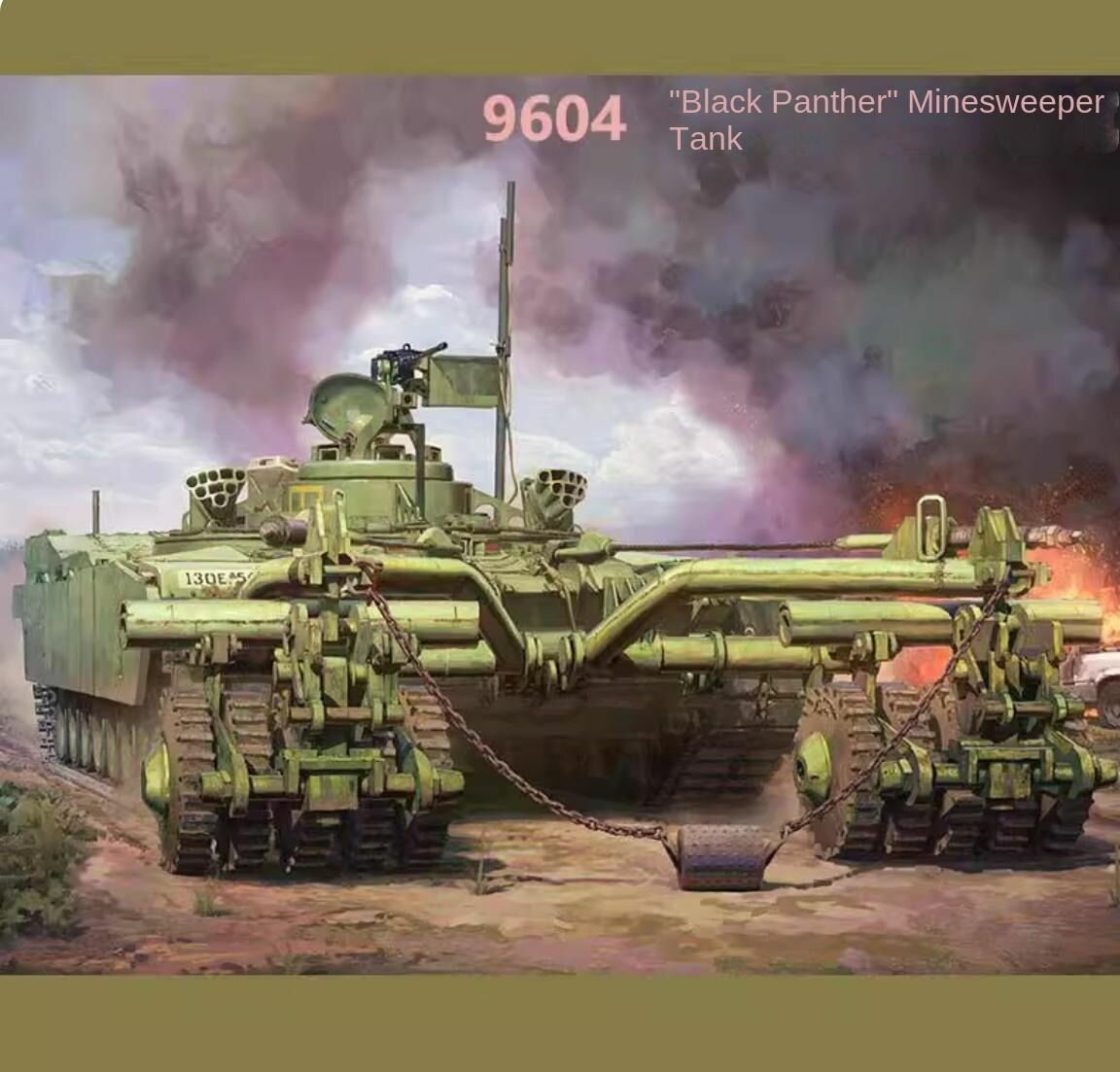 Tiger 1/72 9604 M1 Panther II Abrams сборная модель танка (limited Ver.
