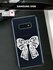 Чехол на Samsung Galaxy S10E / Самсунг Галакси S10E с принтом "Черно-белый бант ...