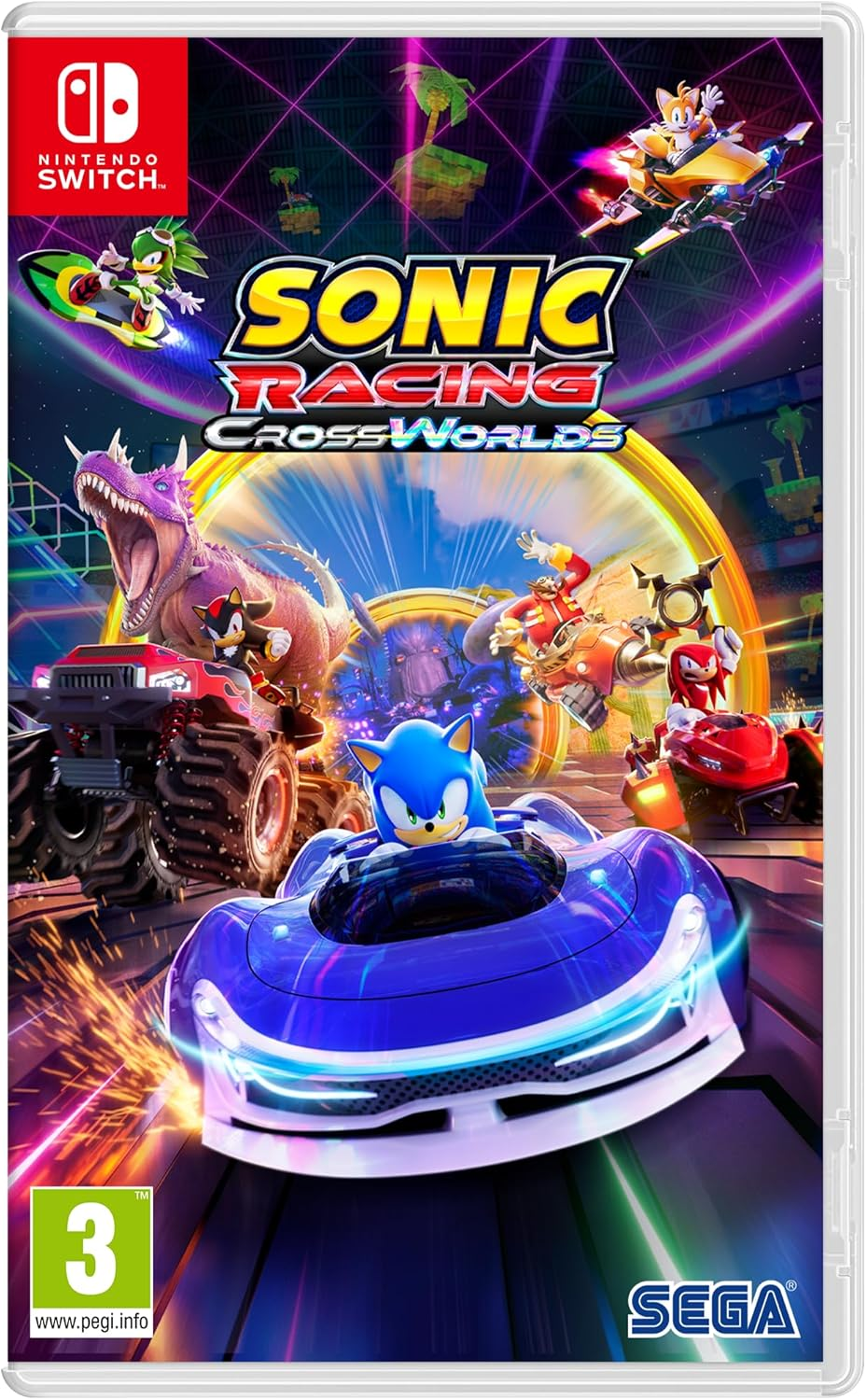 Игра Sonic Racing: CrossWorlds (Nintendo Switch) Русские субтитры и интерфейс
