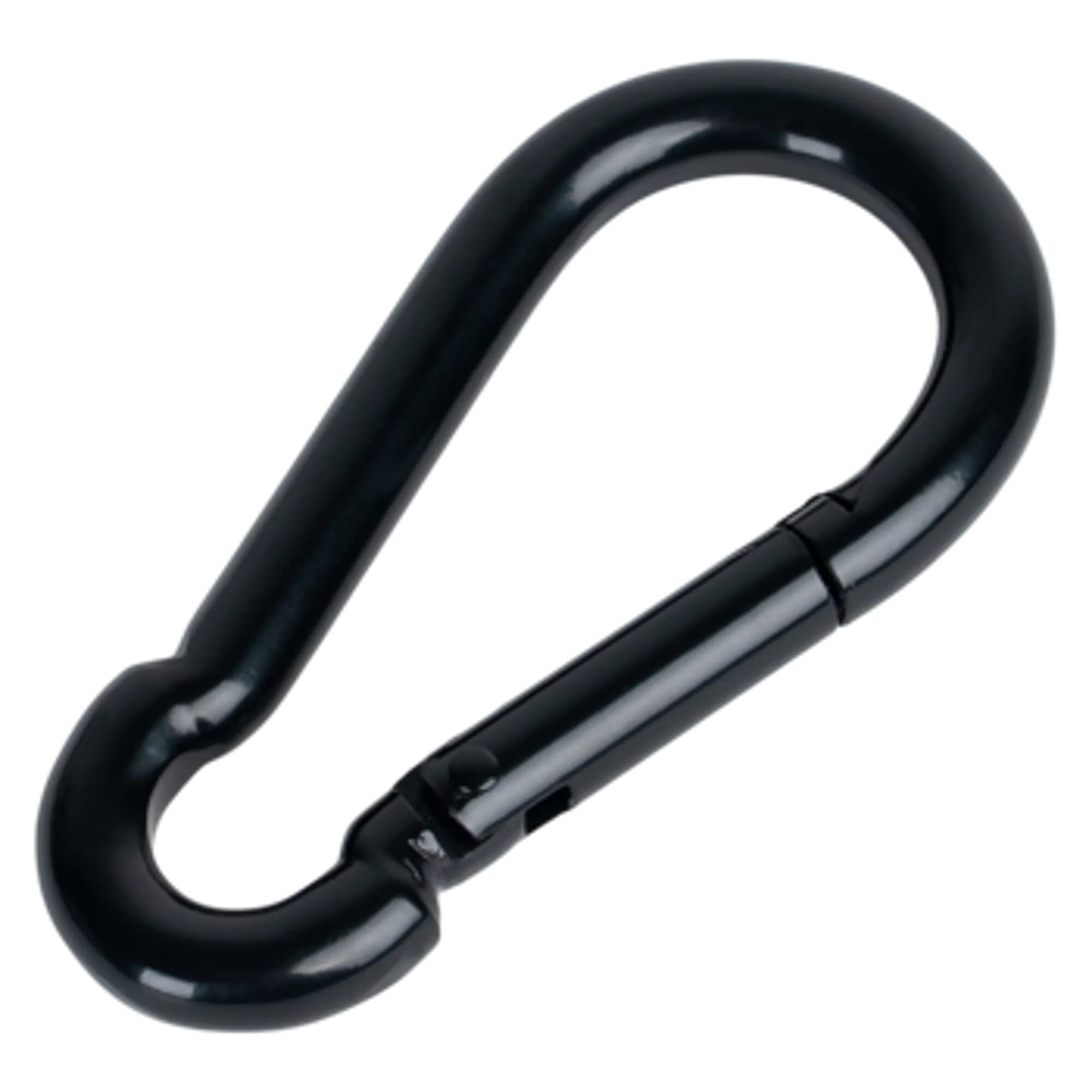 Карабин усиленный DIN 5299 5x50 мм, цвет черный матовый, крепежный элемент для монтажа