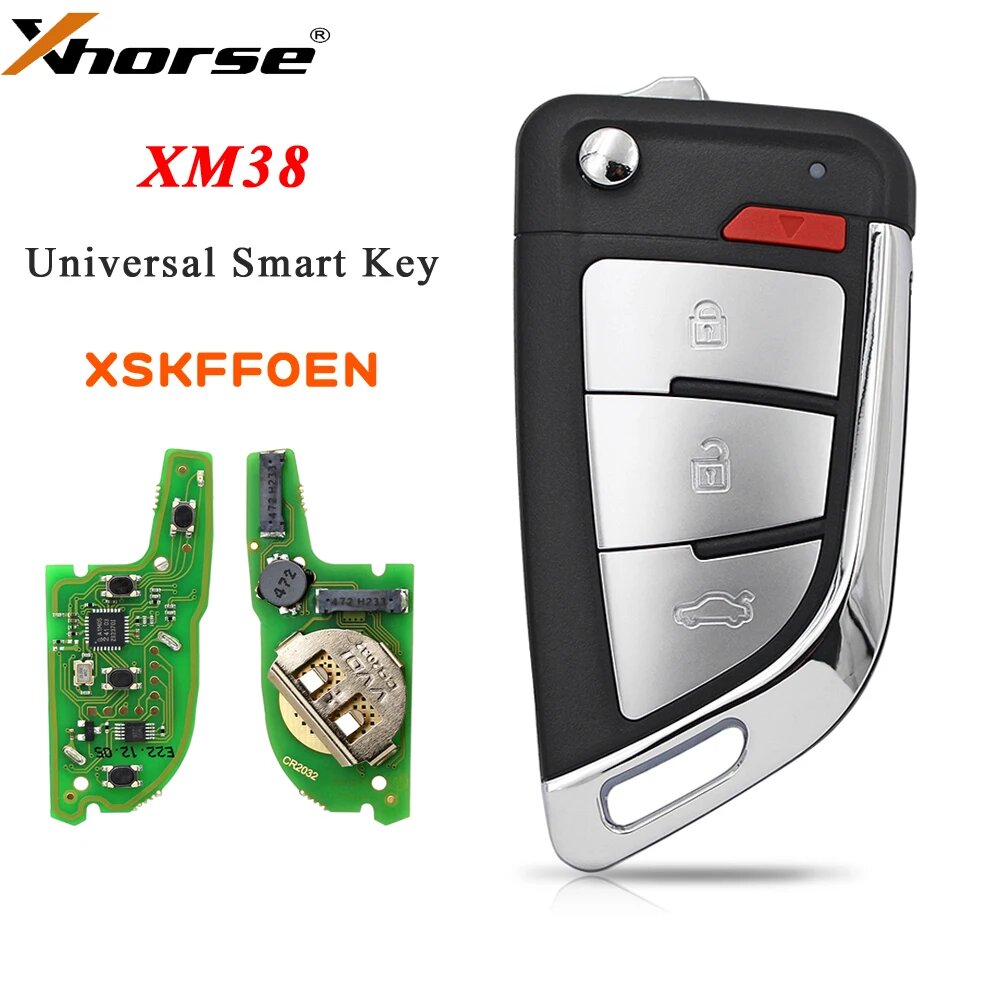 Xhorse VVDI XM38 универсальный смарт-ключ XSKFF0EN поддержка 4D 8A 46 47 48 49 MQB48 MQB49 для BMW DF стиль 1pcs