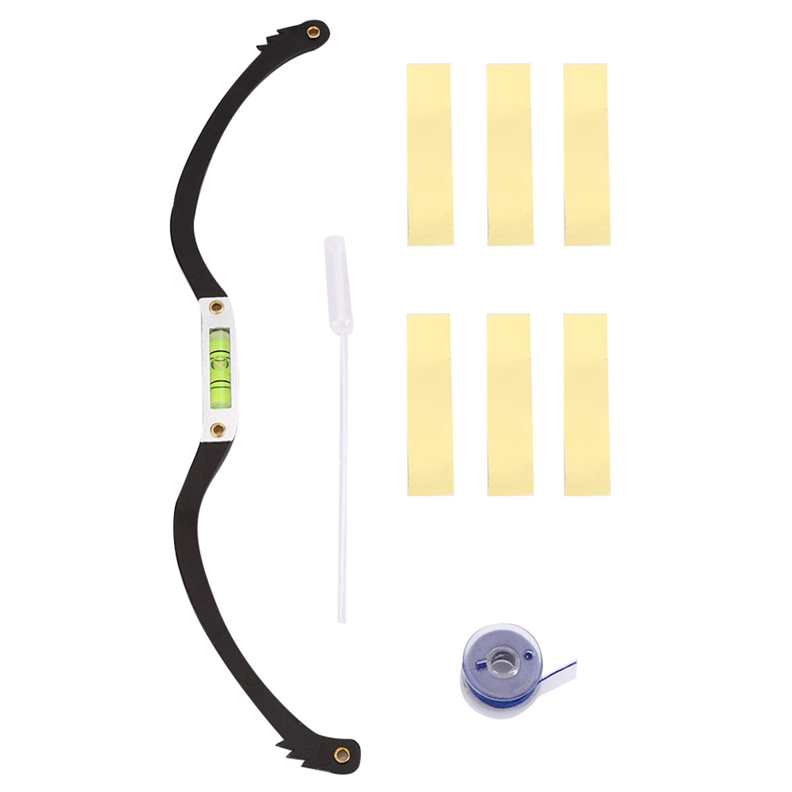 Eyebrow Tattoo Line Marker Ruler Positioning Liner Sponge Measure ToolBlack