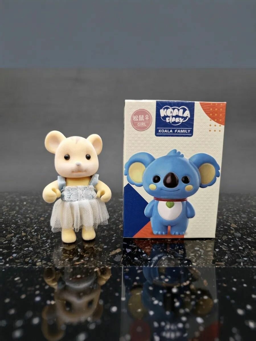 Фигурки зверята куколки Koala Diary Families "Хомяк 1шт"