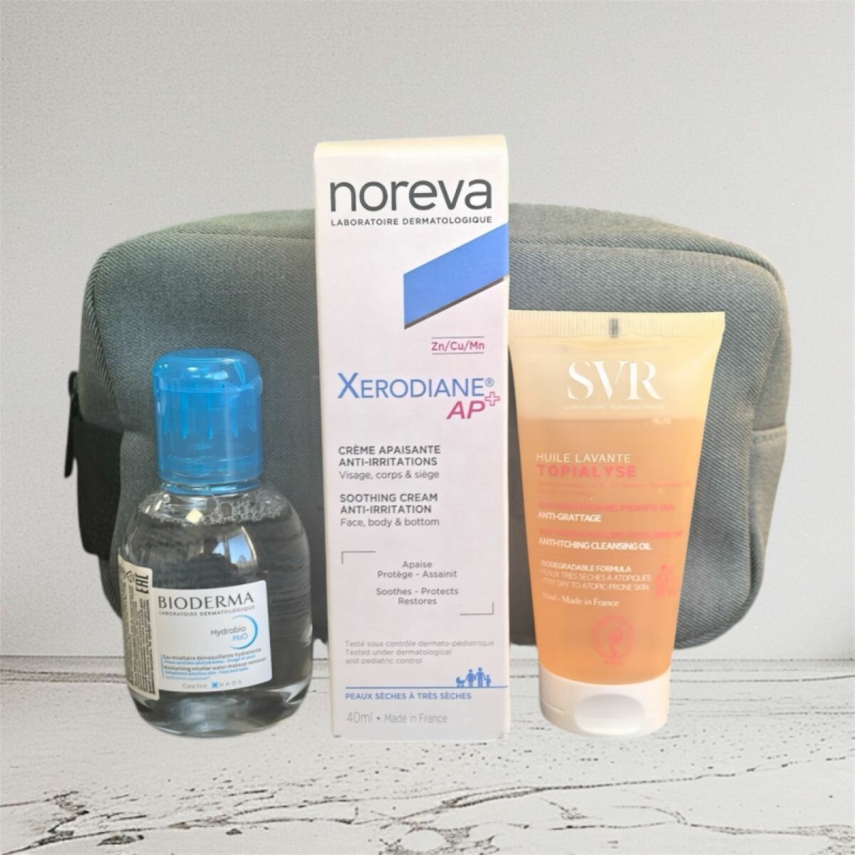 Норева набор "Очищение и уход" для раздраженной кожи, 40 мл + 100 мл + 55 мл / NOREVA Set