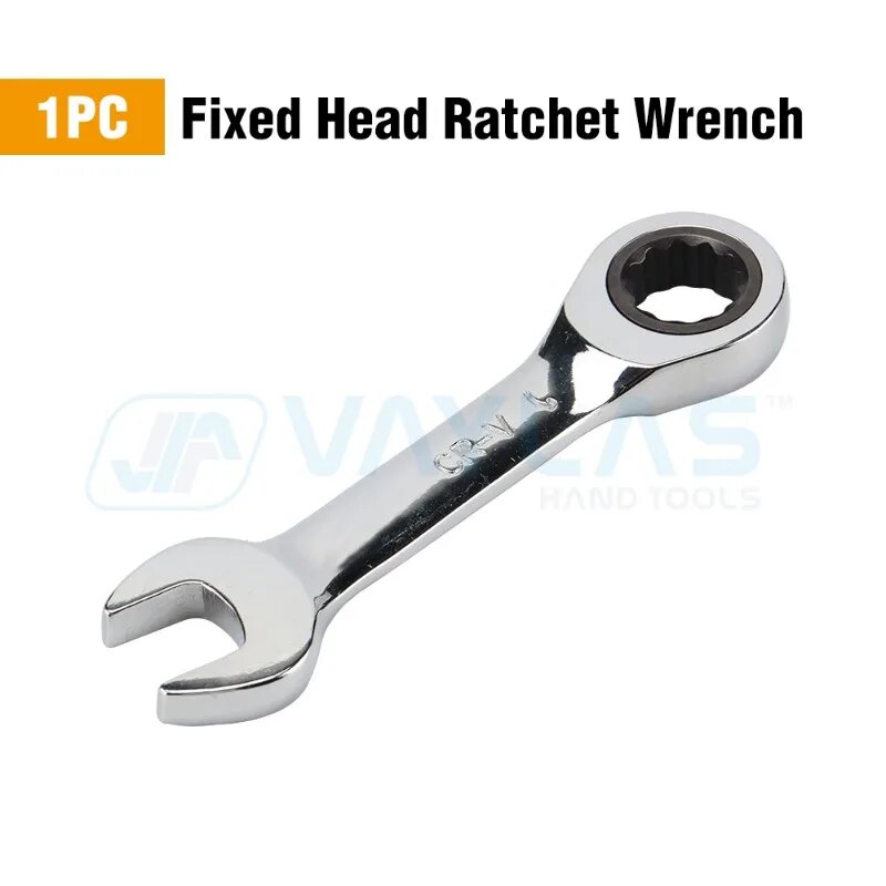 Трещоточный гаечный ключ Vaylas Fixed Head 6-19 мм