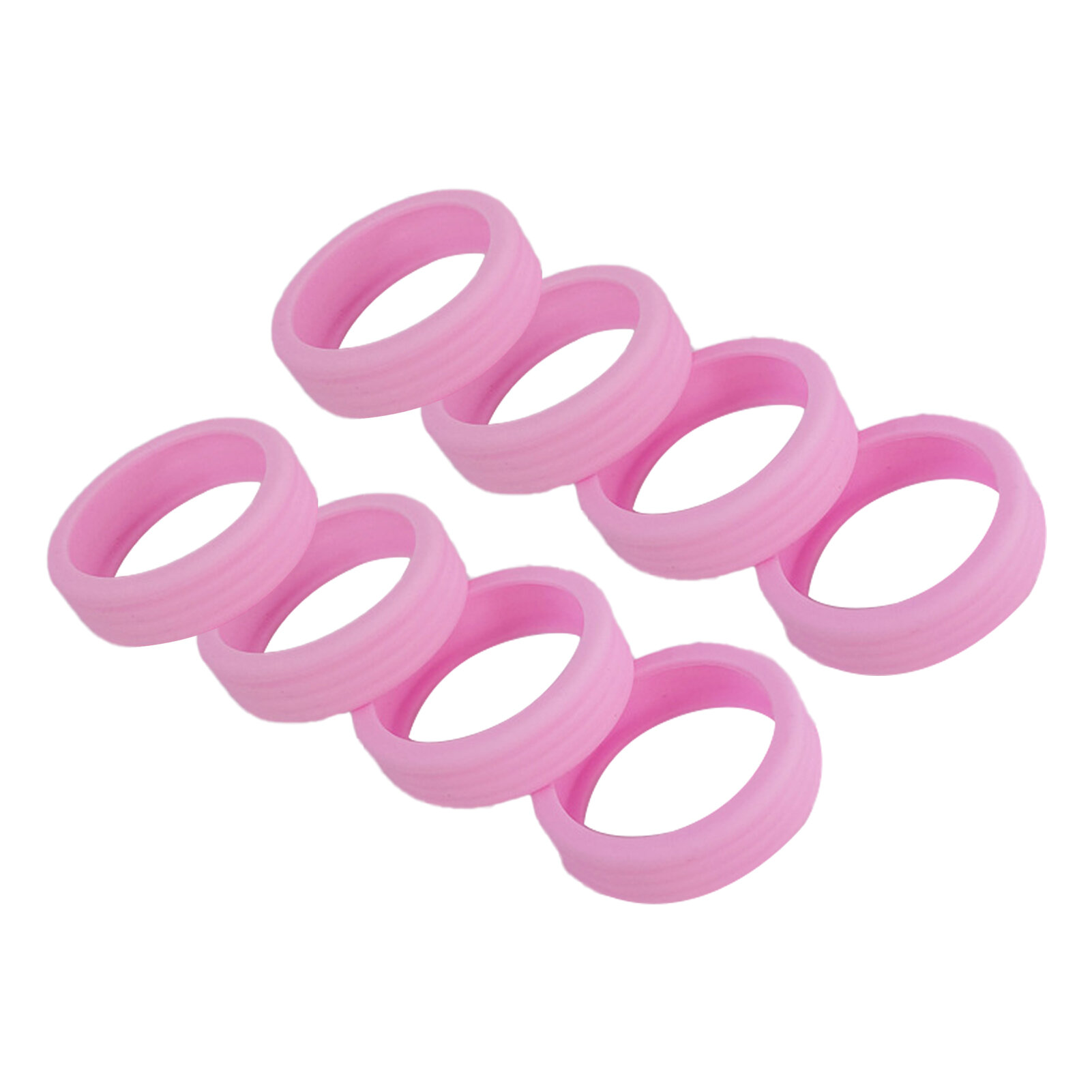 8 чехлов на колеса чемодана, силиконовые, шумоподавляющие, защитные чехлы на колеса чемодана, розовые