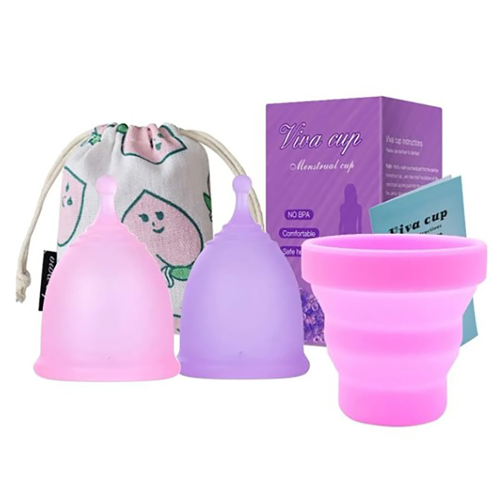 Силиконовая менструальная чаша с эргономичной конструкцией, многоразовая, большой емкости, мягкая, для женщин.