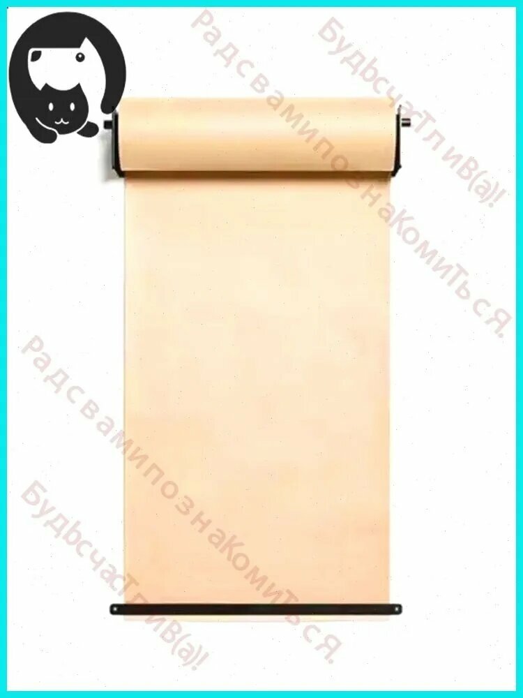 Держатель для рулонов крафт бумаги для кафе шириной 370/670/970/1270 мм