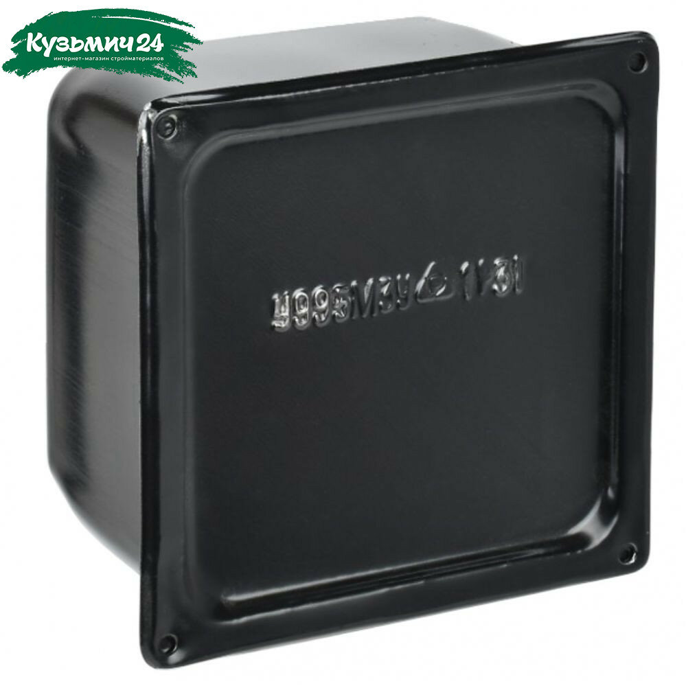Коробка распределительная IEK У-994 металлическая протяжная 110х110х80 мм, черная