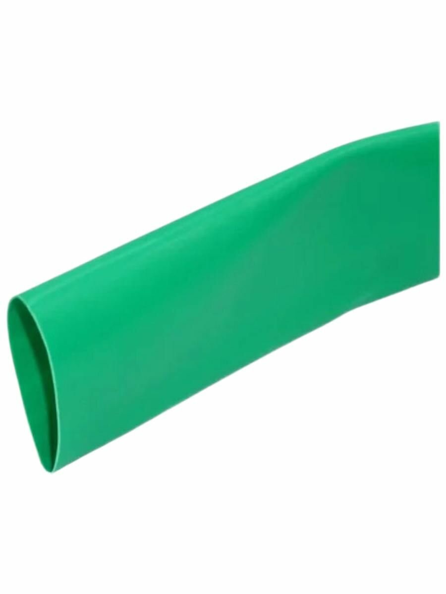 Трубка КВТ ТНТ 30 на 15 зеленая нарезка 1 м, 690В, полиолефин, 82996