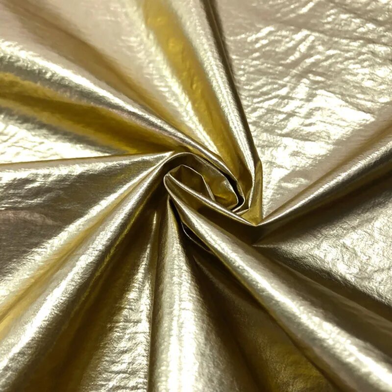 DONGAITEX нейлоновая ткань для куртки 1.5*1 м золото/серебро 7