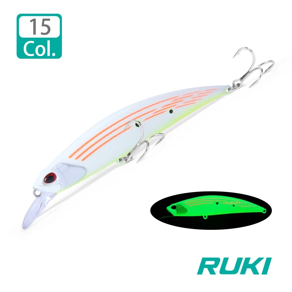 WEIHAI FSTK Casting Minow Тонущая приманка 21g110mm, Col15