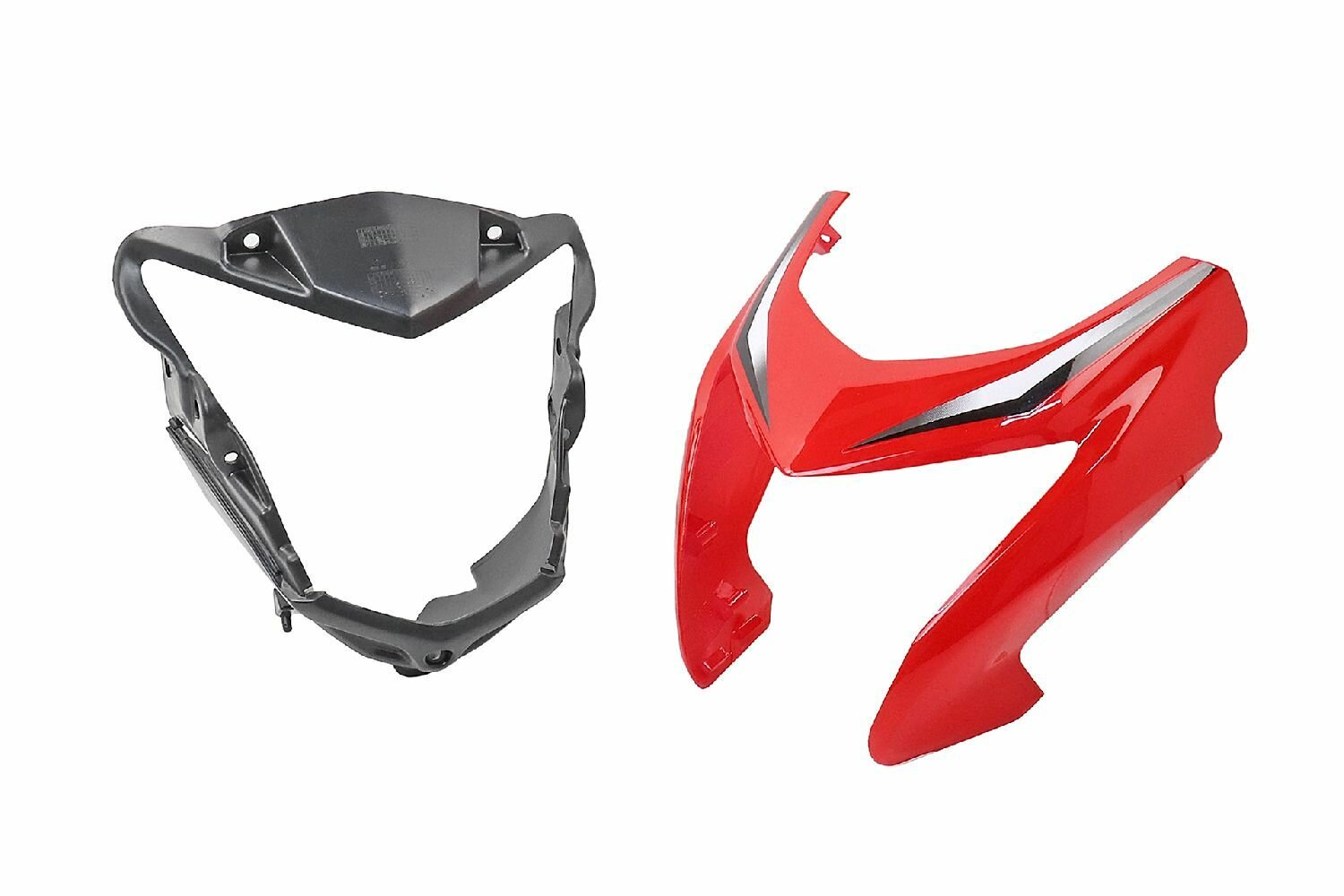 Обтекатель фары Alpha SA Max красный в сборе