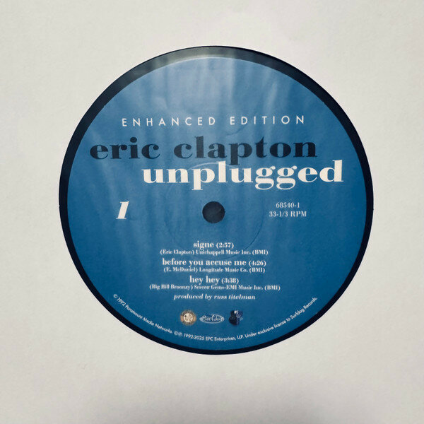 Eric Clapton — Unplugged: Enhanced Edition (3LP) — фото 1