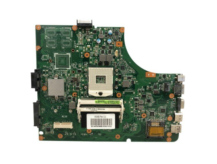 Материнская плата, mb, для ASUS K53SD Rev: 2.3, USB 2.0