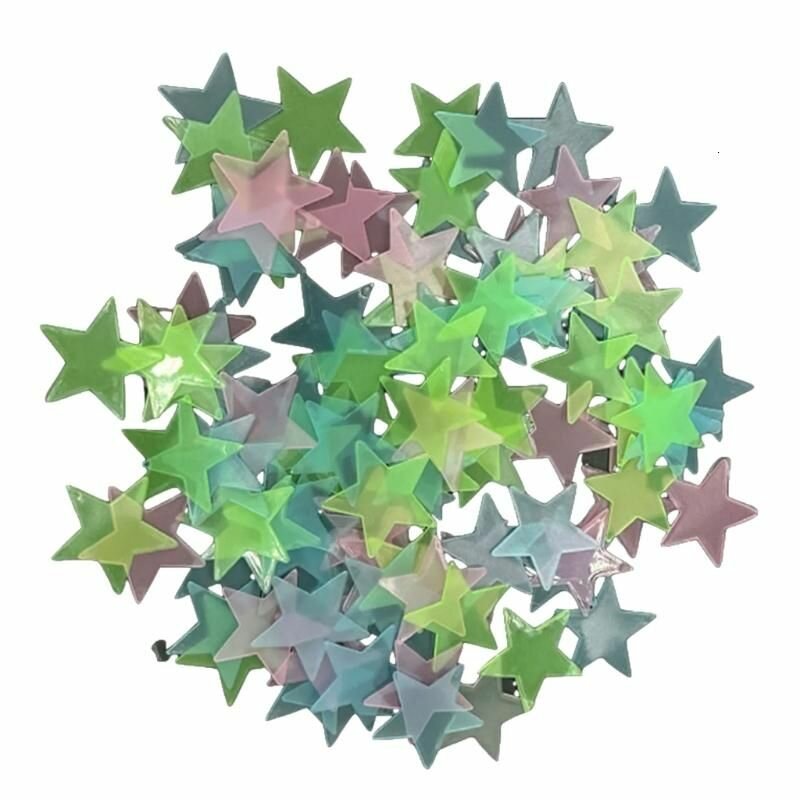 Светящиеся звезды для потолка, Смешанные цвета