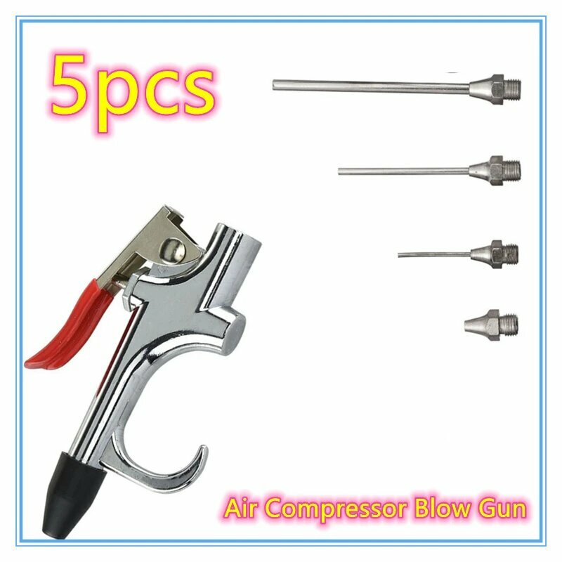 Воздушный компрессор, надувной пистолет, металлический инструмент Npt, воздушный Впускной комплект, надувной распылитель, надувная игла, аксессуары для чистки, набор инструментов