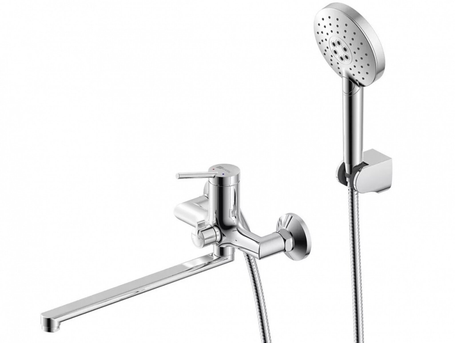 Смеситель для ванны с длинным изливом 350 мм Lemark Minima LM3851C хром