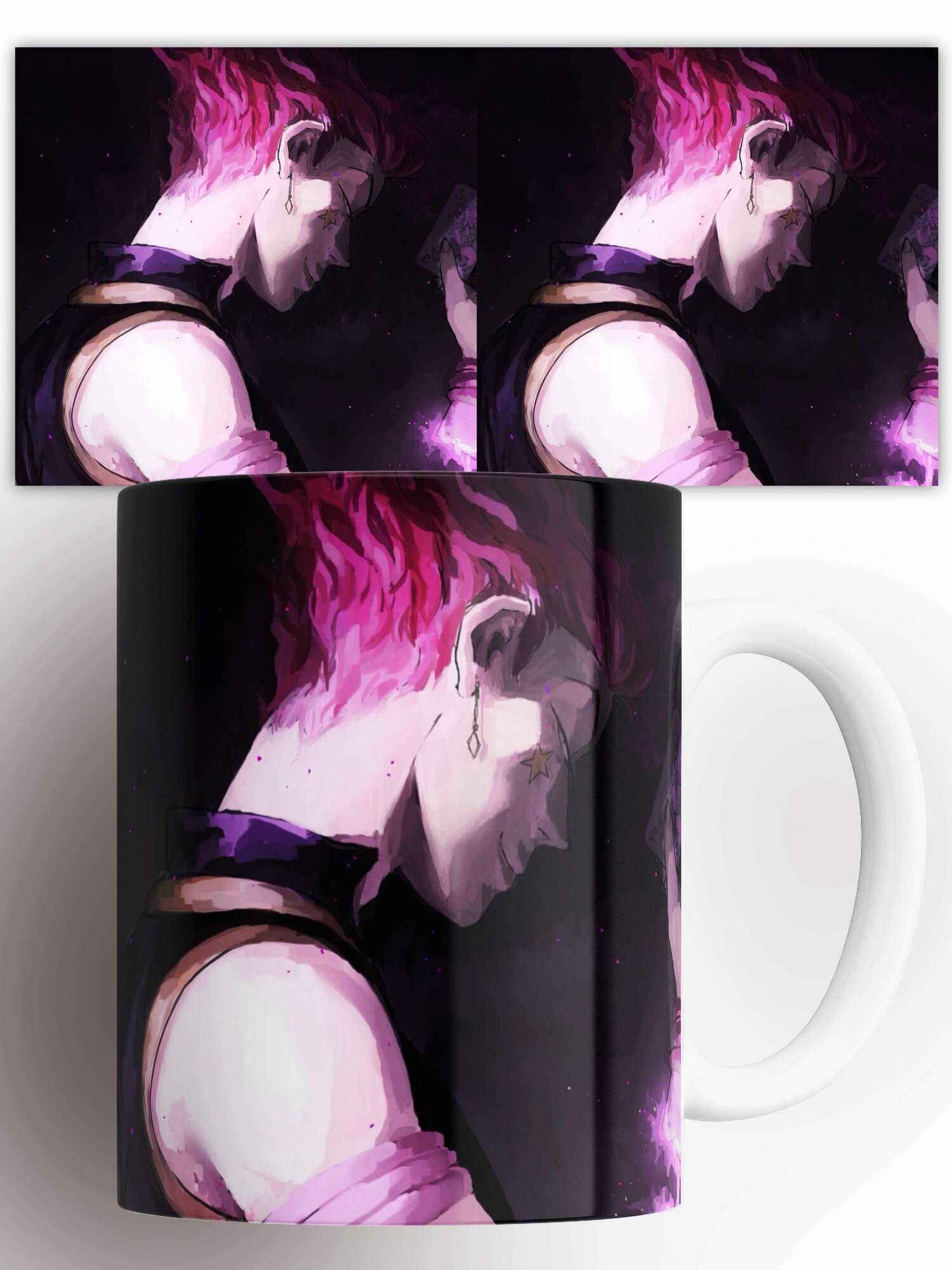 Кружка с аниме Хантер х Хантер Хисока 330 мл