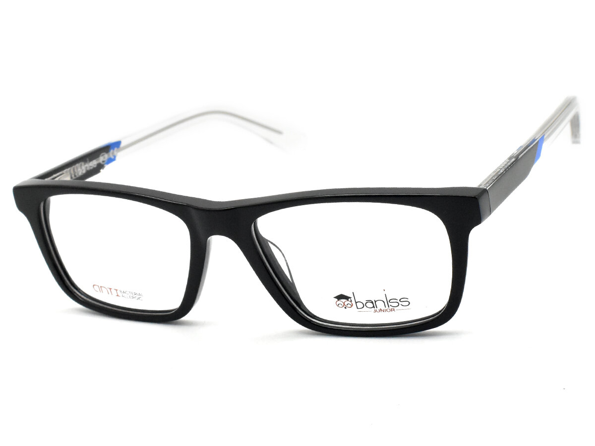 Оправа для очков BANISS BSJ6084 C01 пол Детские форма оправы Вайфарер (Wayfarer) цвет оправы Чёрный