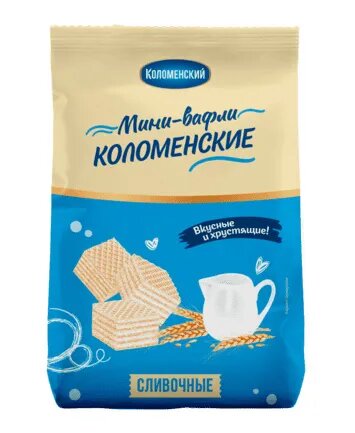 Коломенский Вафли Мини Сливочные, 200 г